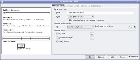 Creating A Book Template With Writer