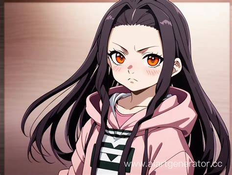 Charming Nezuko Cosplay In Stunning Demon Slayer Outfit Ai Art Generator