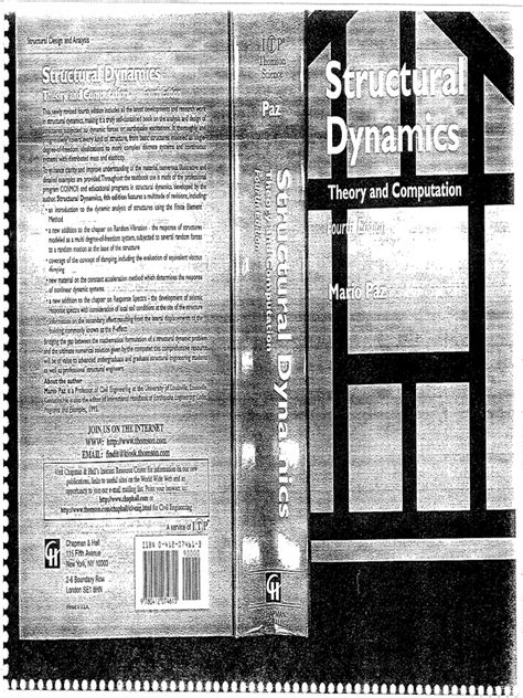 Structural Dynamics Theory And Computation 4th Ed 1997 Pdf