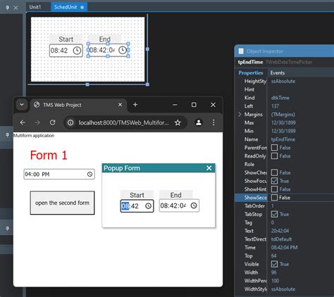 How To Make Twebdatetimepicker Honor Show Seconds False Tms Web