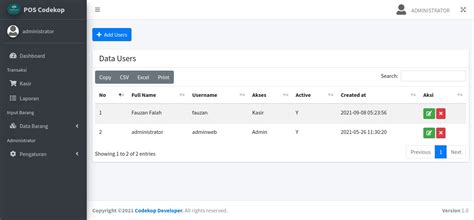 Source Code Aplikasi Pos Penjualan Barang Kasir Dengan Php