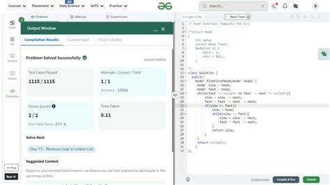 Gfg160 Geekstreak2025 Dsa Cpp Codingchallenge Consistency Geeksforgeeks Suchit Kumar