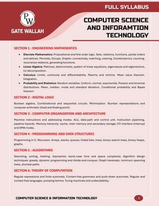 Cs Syllabus Page Useful For The Nex Tim E Pdf Computer Networking Computing