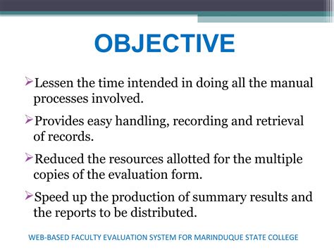Faculty Evaluation System Ppt