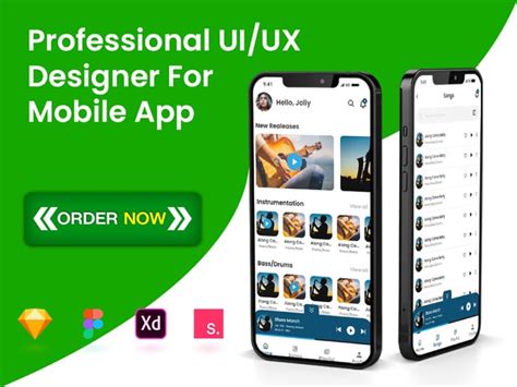 modern ui ux design for mobile application ios and android upwork