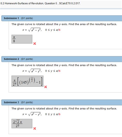 Solved The Given Curve Is Rotated About The Y Axis Find The Chegg