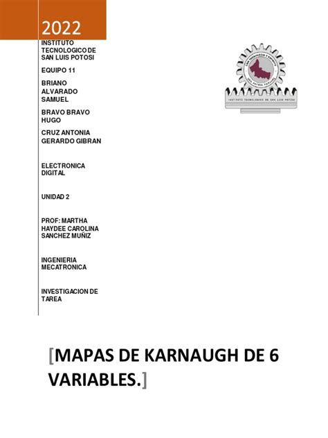 Mapas De Karnaugh Para 6 Variables Pdf