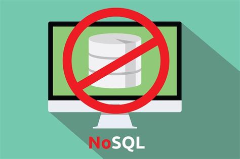 Novo Conceito De Banco De Dados Nosql Vetor Premium