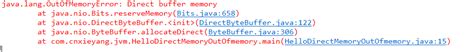 Jvm内存溢出 Javalangoutofmemoryerror Direct Buffer Memory Cnxieyang 博客园