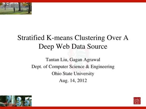 Ppt Stratified K Means Clustering Over A Deep Web Data Source Powerpoint Presentation Id3286119