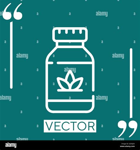 Fertilizer Vector Icon Linear Icon Editable Stroked Line Stock Vector