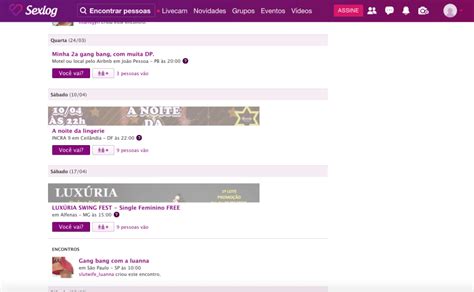 Site Sexlog Funciona Para Swing E Trocas De Casais