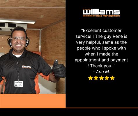 Williams Data Management On Linkedin Positivereview Recordsmanagement