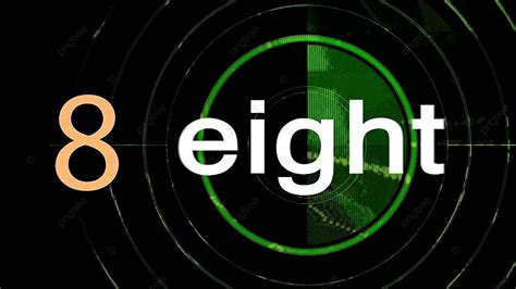 Penggambaran Visual Representasi Numerik Dalam Format Teks Digit Dan Bahasa Inggris Foto Latar