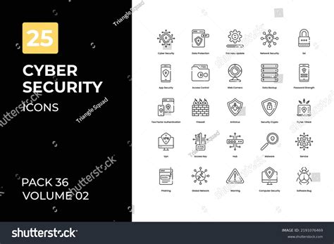 Cyber Security Icons Collection Set Contains Stock Vector Royalty Free 2191076469 Shutterstock