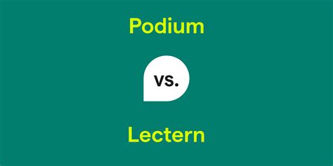 Podium Vs Lectern Whats The Difference All For One