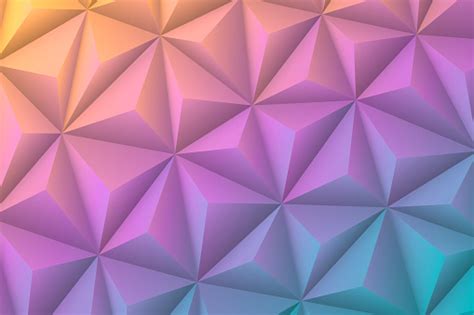 추상 기하학적 질감 낮은 폴리 배경 다각형 모자이크 보라색 그라데이션 2차 도형에 대한 스톡 벡터 아트 및 기타 이미지 2차 도형 3차원 형태 결정체 Istock