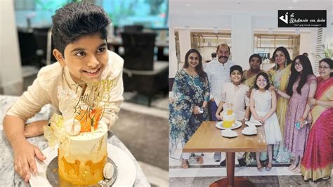 மகனின் பிறந்தநாளை கோலாகலமாக கொண்டாடிய நடிகர் அருண் விஜய்