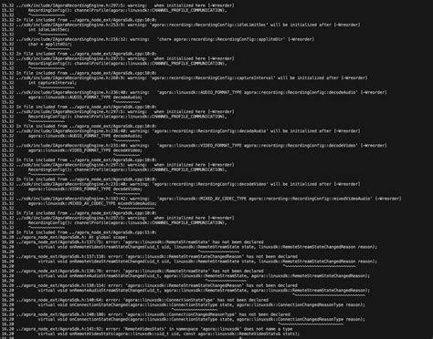 Nodejs Agora On Premise Recording Nodejs Buildsh Error In