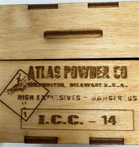 Explosives Box Replica Intriguing Decor With A Vintage Twist Etsy