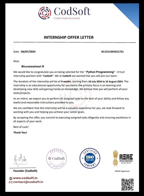 Bhuvaneshwari R On Linkedin Codsoft Internship Pythonprogramming