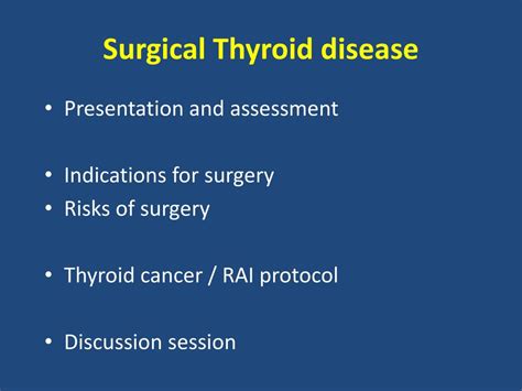 Ppt Surgical Thyroid Disease Powerpoint Presentation Free Download Id 4847164