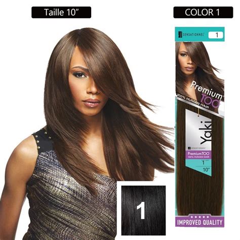 Sensationnel Premium Too Yaki Human Hair Color 1