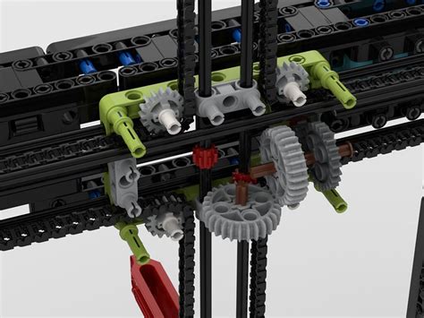 Lego Moc Gantry Robot T Bot 3 Degrees Of Freedom By Glaysche