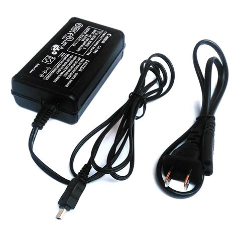 High Performance Power Supply Adapter Charger Cord Cable Kit Black Durable Ca For Canon Hf