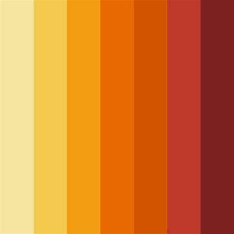 Autumn Ember Glow Color Palette Colordrop