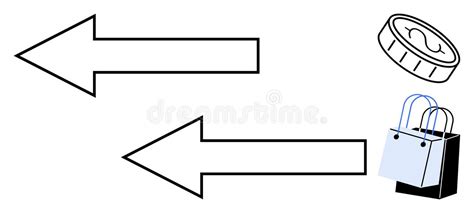 Two Arrows Pointing Opposite Directions Stock Illustrations 334 Two