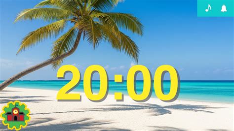 20 Minute Classroom Countdown Timer With Piano Music Relaxing Summer