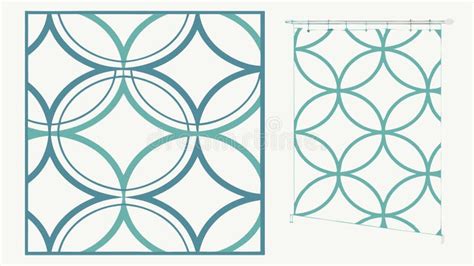 Geometric Circles Pattern Decorative Design And Abstract Background Vector Design Generative Ai
