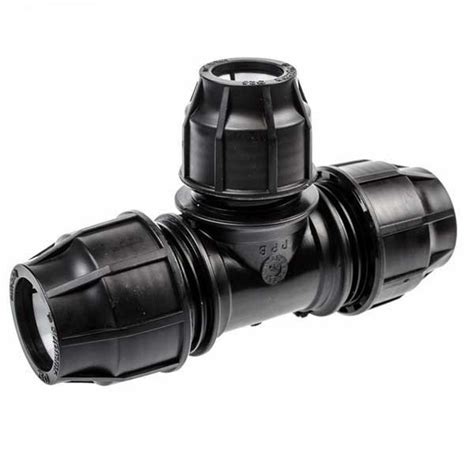 Fitting Sambungan Pipa HDPE Compression Tee Reducer 90 1 X1 2 Atau 32X20mm CV SOLUSI BERSAMA