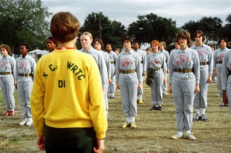 A Drill Instructor From The Woman Recruit Training Command Lead Recruits In Calisthenics During