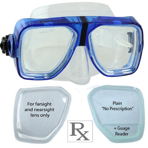 Prescription Dive Mask For Scuba Diving Snorkeling With Rx Lenses
