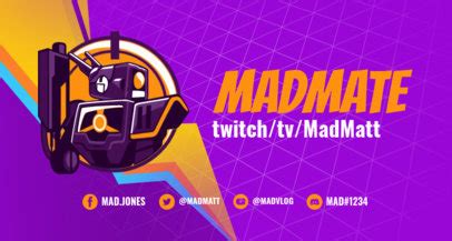 Placeit Twitch Banner Maker With Fortnite Style Characters