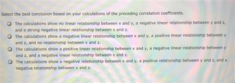 Solved Consider A Data Set Consisting Of Observations For