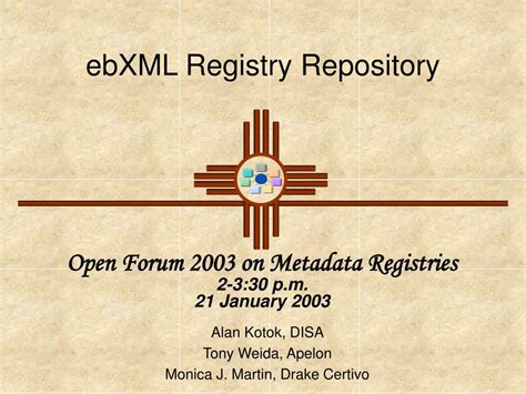 ppt ebxml registry repository powerpoint presentation free download id 758062