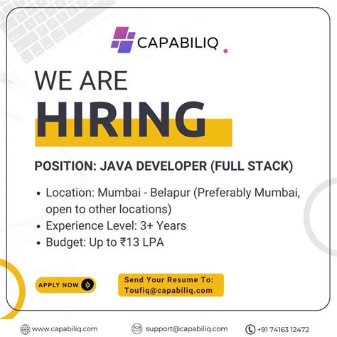 capabiliq on linkedin javadeveloper fullstackdeveloper angular