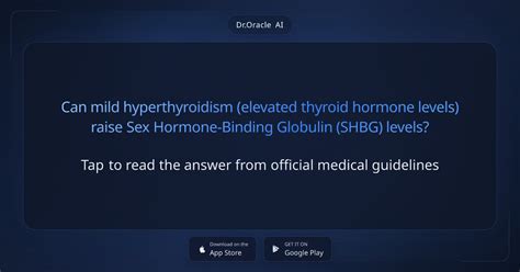Can Mild Hyperthyroidism Elevated Thyroid Hormone Levels Raise Sex