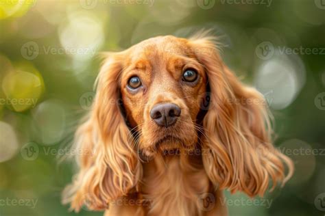Curious Cocker Spaniel With Long Ears And Expressive Eyes Ideal For