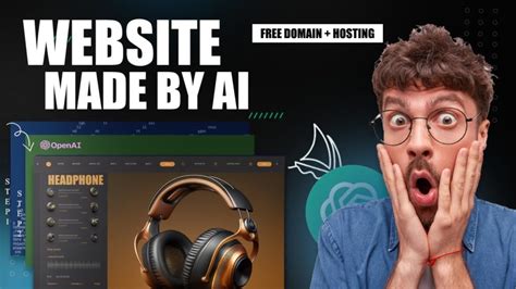 Ai Web Design Use Ai Art And Chatgpt To Create Insane Websites With Free Hosting And Domain