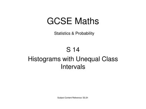 PPT S Histograms With Unequal Class Intervals PowerPoint Presentation ID
