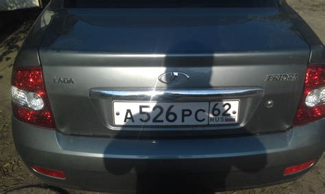 шильдики "давай до свидания!" — Lada Приора седан, 1,6 л, 2010 года ...