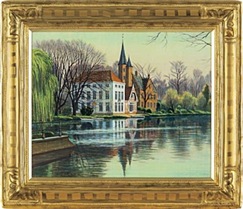 Waterside tower Bruges Belgium 水辺の塔ベルギー ブルージュ by Hiroshi Nakane on artnet