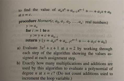 Solved 14 There Is A More Efficient Algorithm In Terms Of