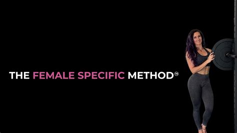 The Female Specific Method Training Nutrition Hormones