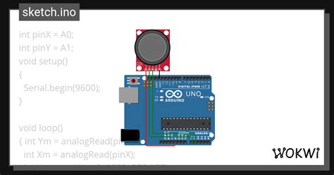 Joystick Wokwi Esp32 Stm32 Arduino Simulator