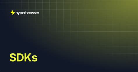 Sdks Hyperbrowser